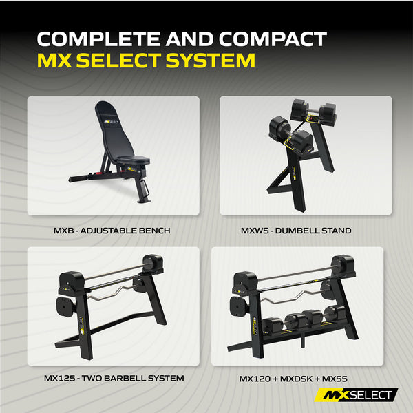 MX EVO 125 OPTIONAL DUMBBELL STORAGE FRAME